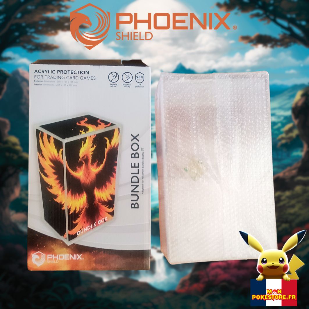 POKEMON - Display de Bundle - Protection Acrylique Phoenix Shield ...
